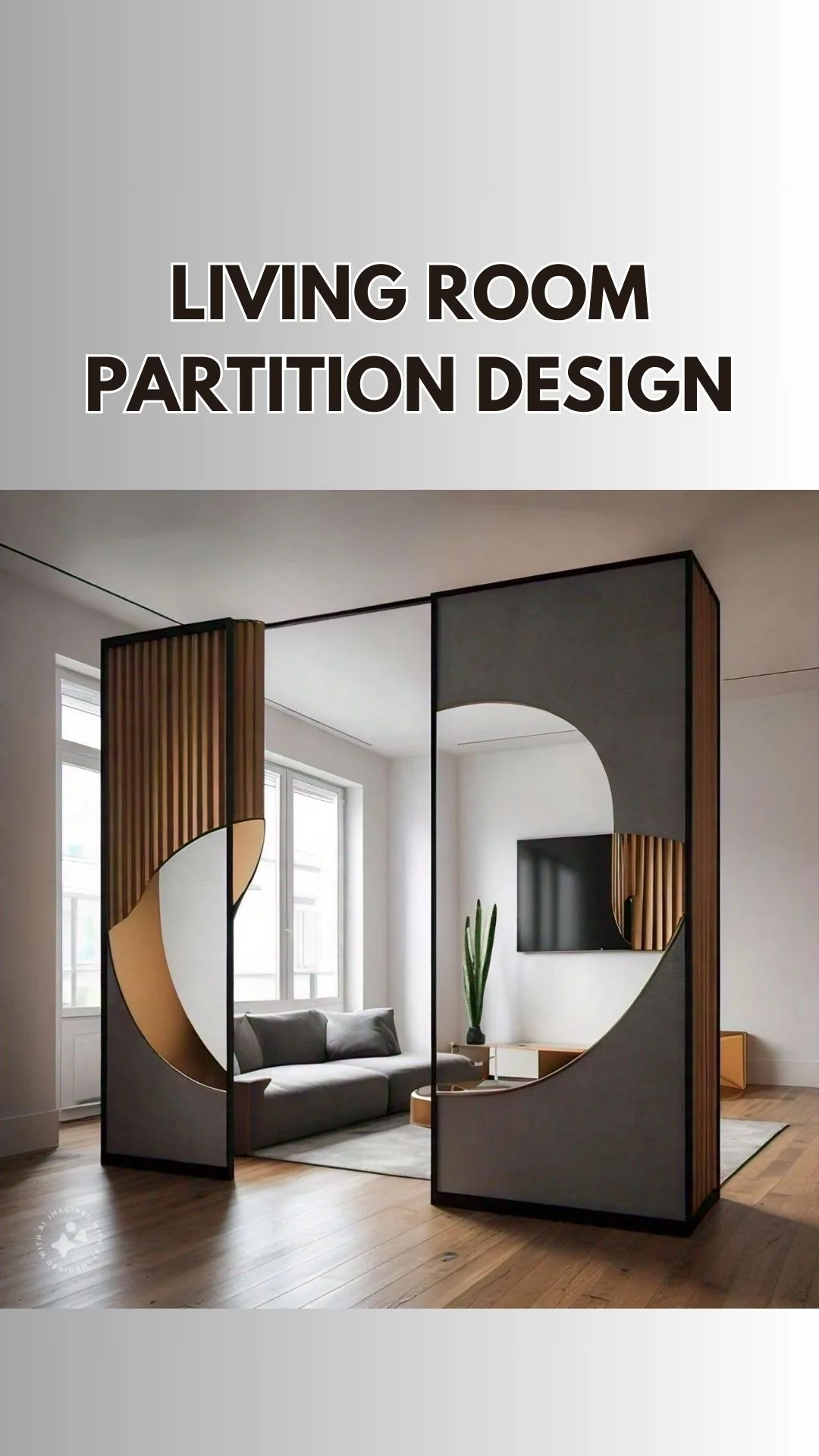 Living Room Partition Design Idea