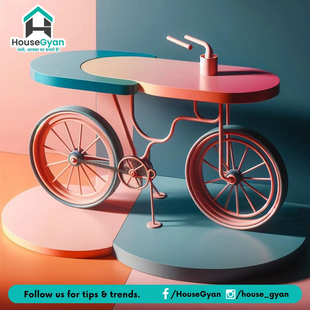 Modern Cycle Shape Table Design in India