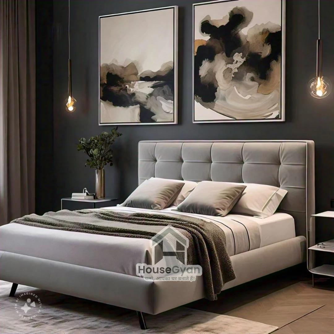 Modern Double Bed Design for Bedroom with Photos