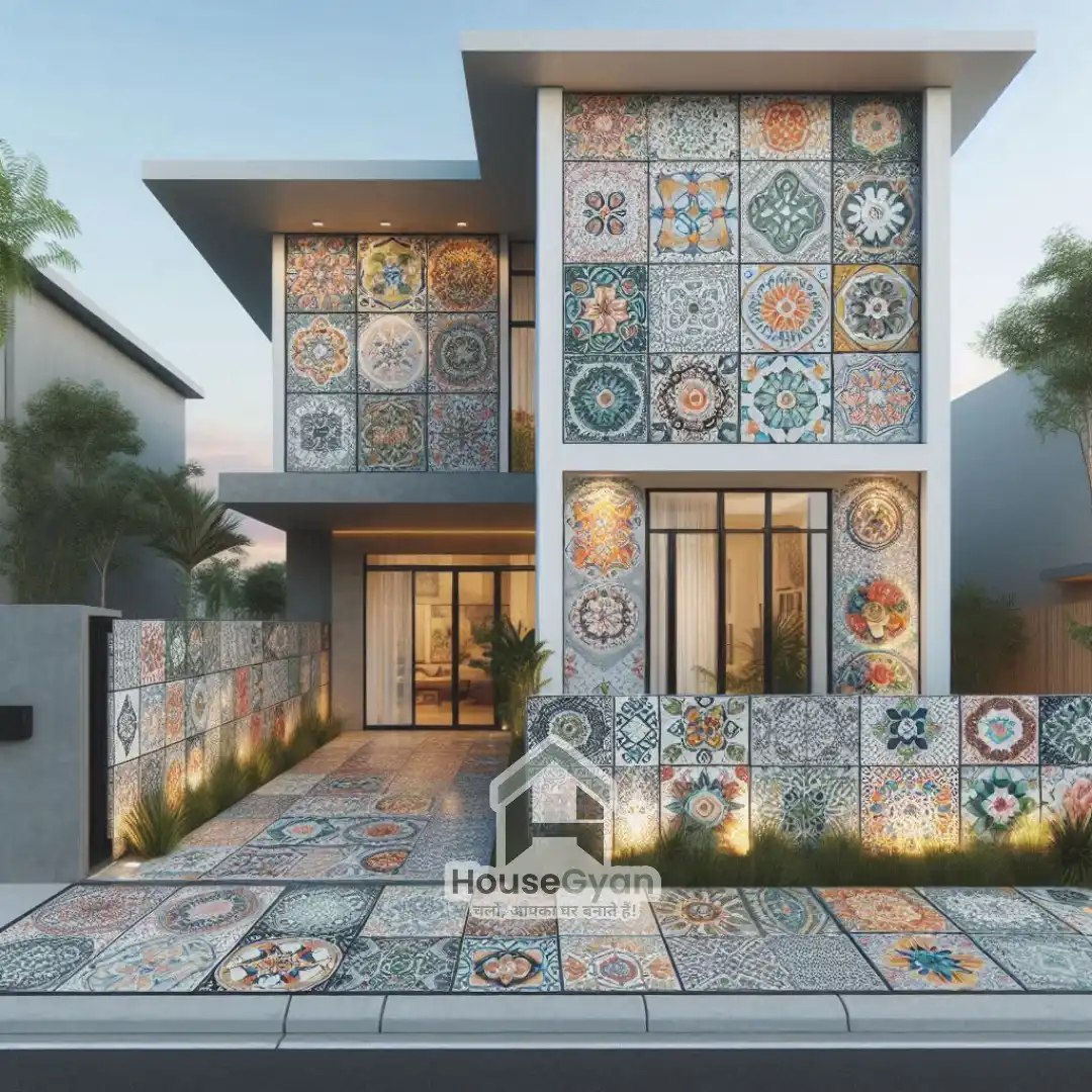 Simple 10+ House Front Elevation Tiles Designs