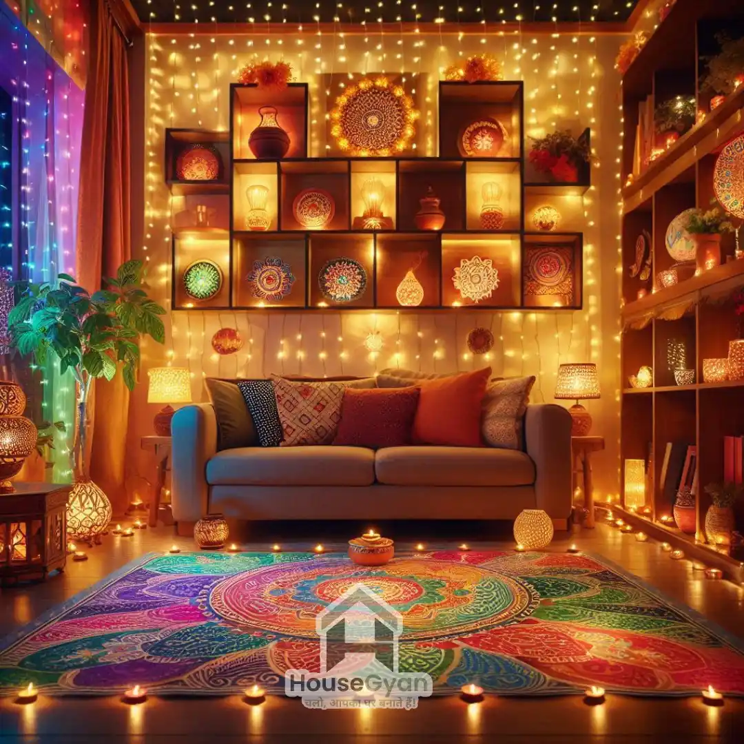 Diwali Decoration Ideas for Home and Living Room 2024