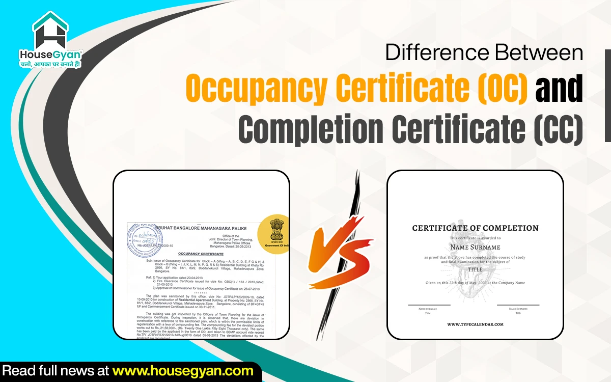 Difference Between Occupancy Certificate (OC) and Completion ...