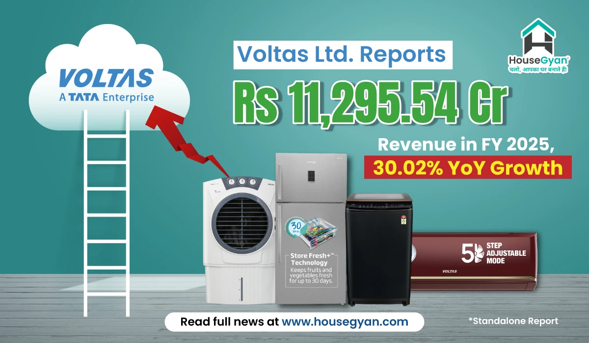 Voltas Ltd. Reports Rs 11,295.54 Cr Revenue in FY 2025, 30.02% YoY Growth