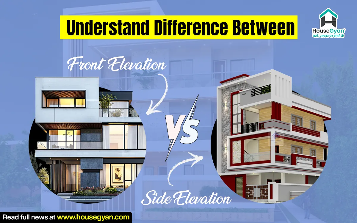 Understand the Difference Between Front Elevation and Side Elevation