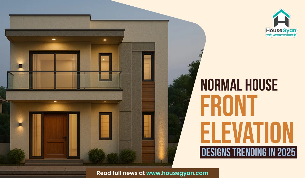 Normal House Front Elevation Designs Trending in 2025 | Simple & Modern Ideas