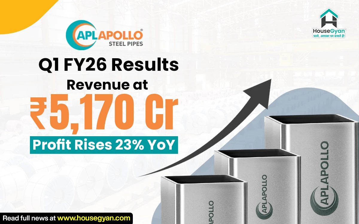 APL Apollo Tubes Q1 FY26 Results: Revenue at ₹5,170 Cr, Profit Rises Nearly 23% YoY