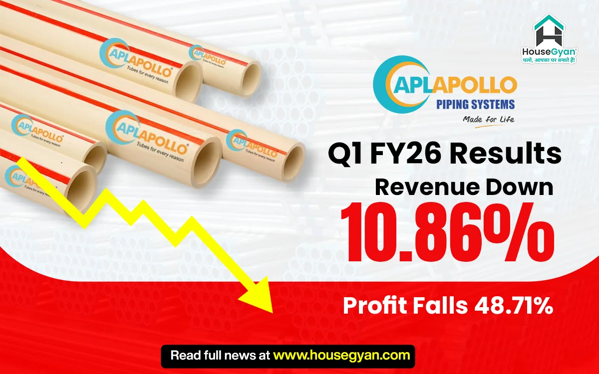 Apollo Pipes Q1 FY26 Results: Revenue Down 10.86%, Profit Falls 48.71%