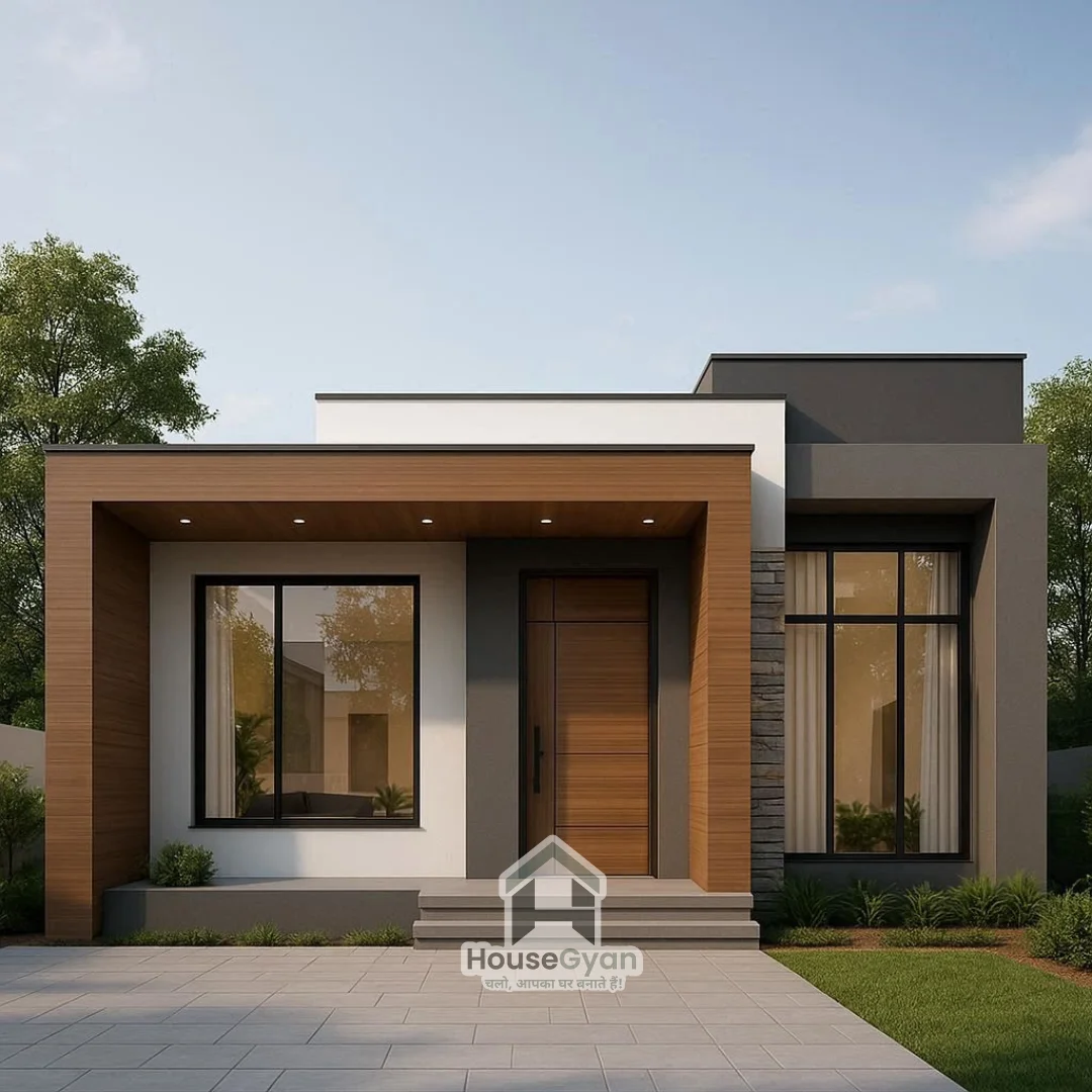 30X40 East Facing 2BHK Ground Floor House Elevation Design