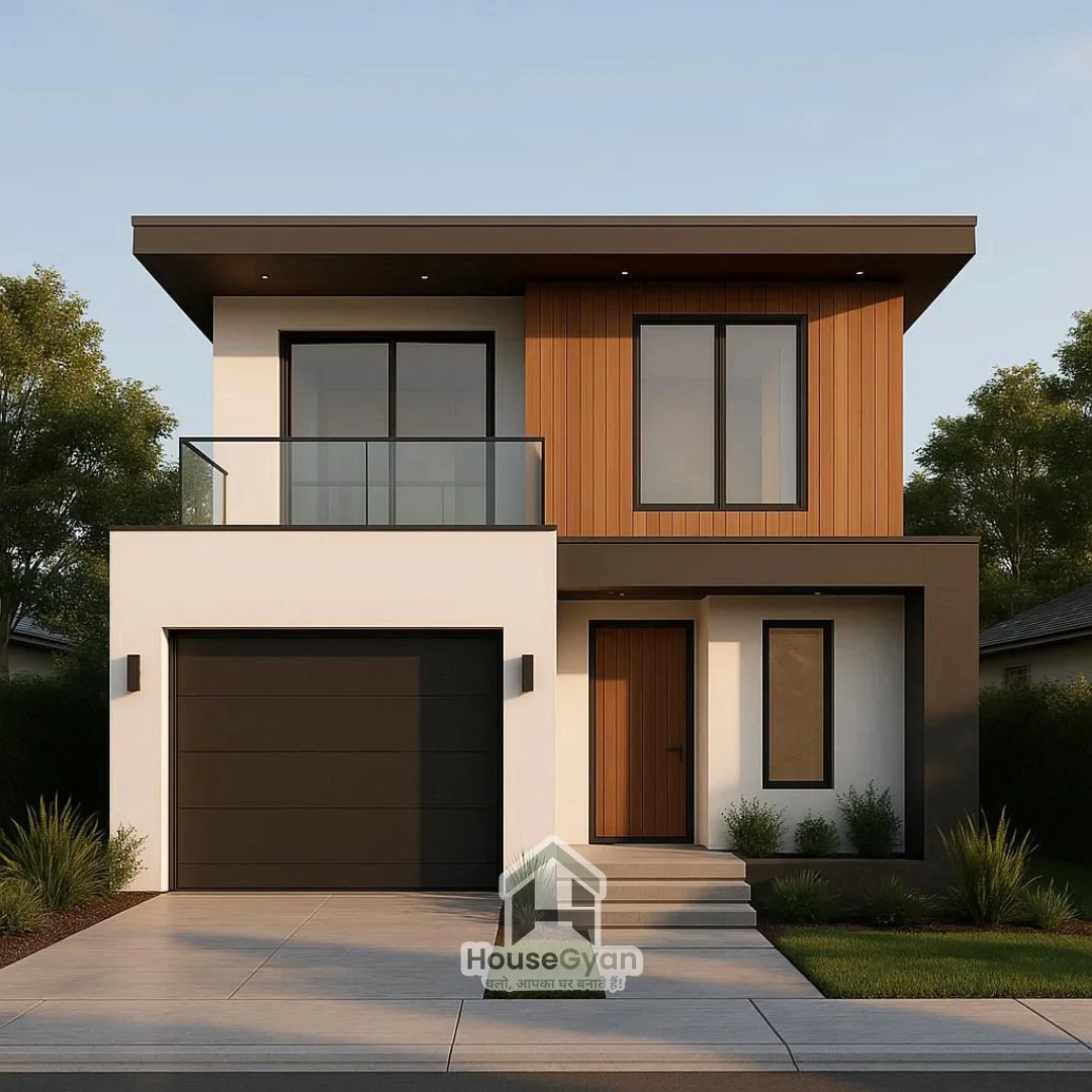 25X25 North Facing 1BHK First Floor House Elevation Design