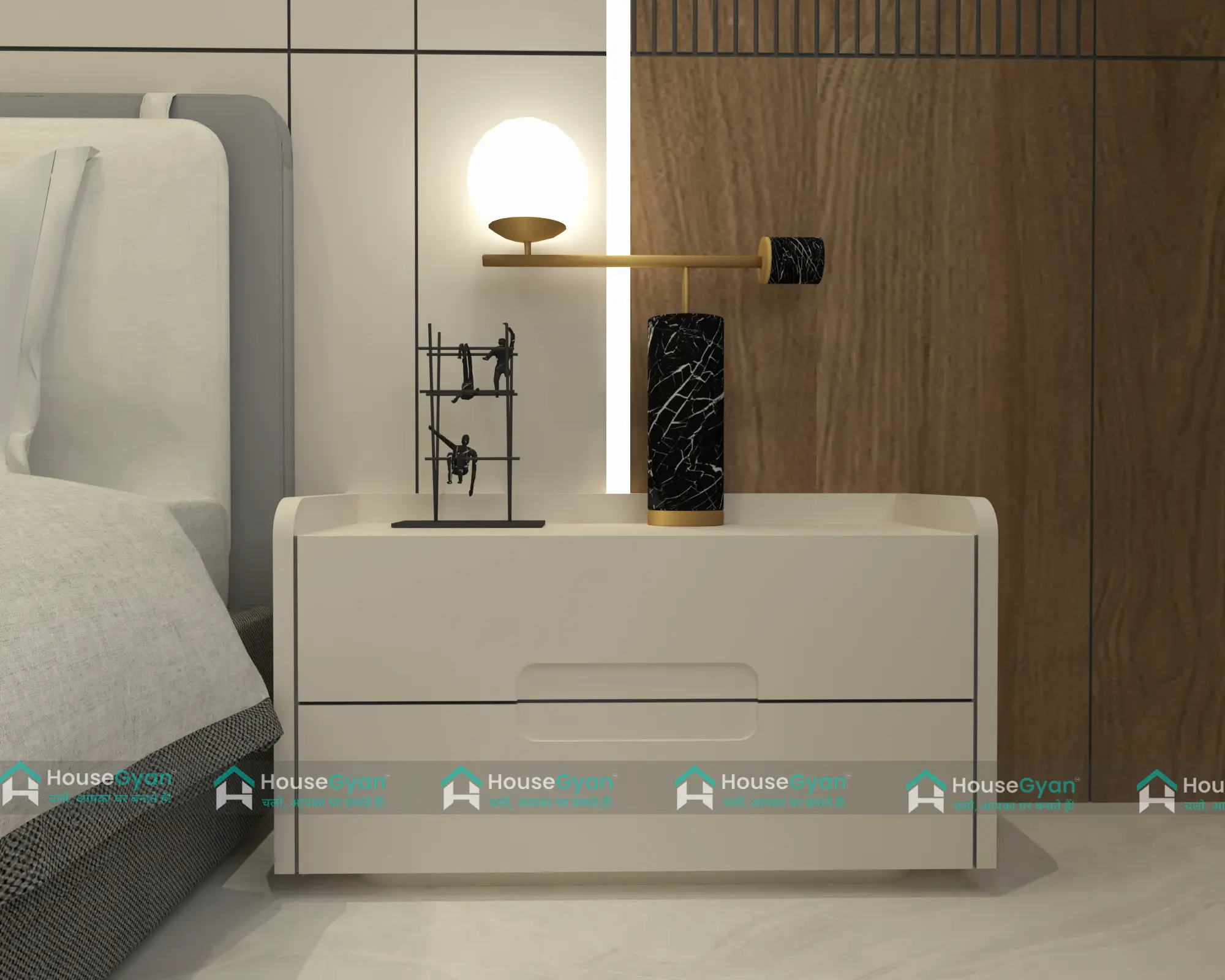 Modern Bedside Table Design